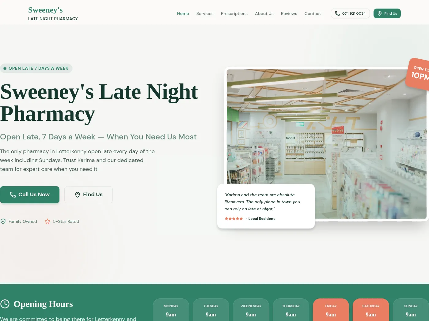 Sweeney's Late Night Pharmacy