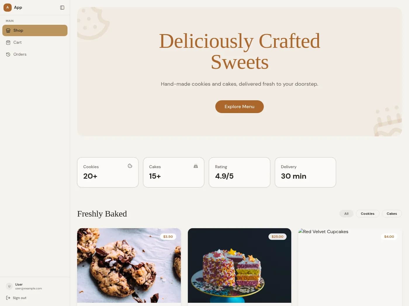 SweetTreats Store