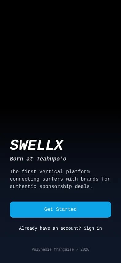 SwellX Surf Sponsorship App