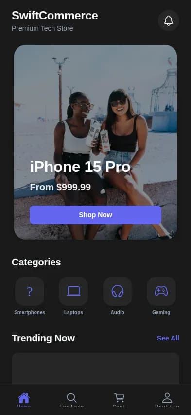 SwiftCommerce App