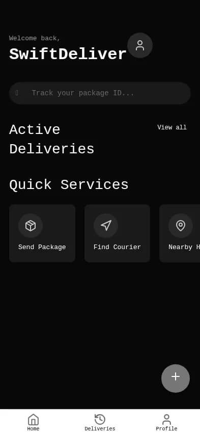 SwiftDeliver App