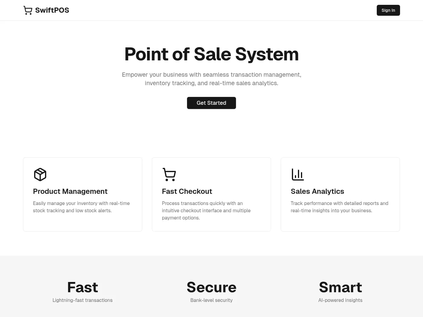 SwiftPOS System