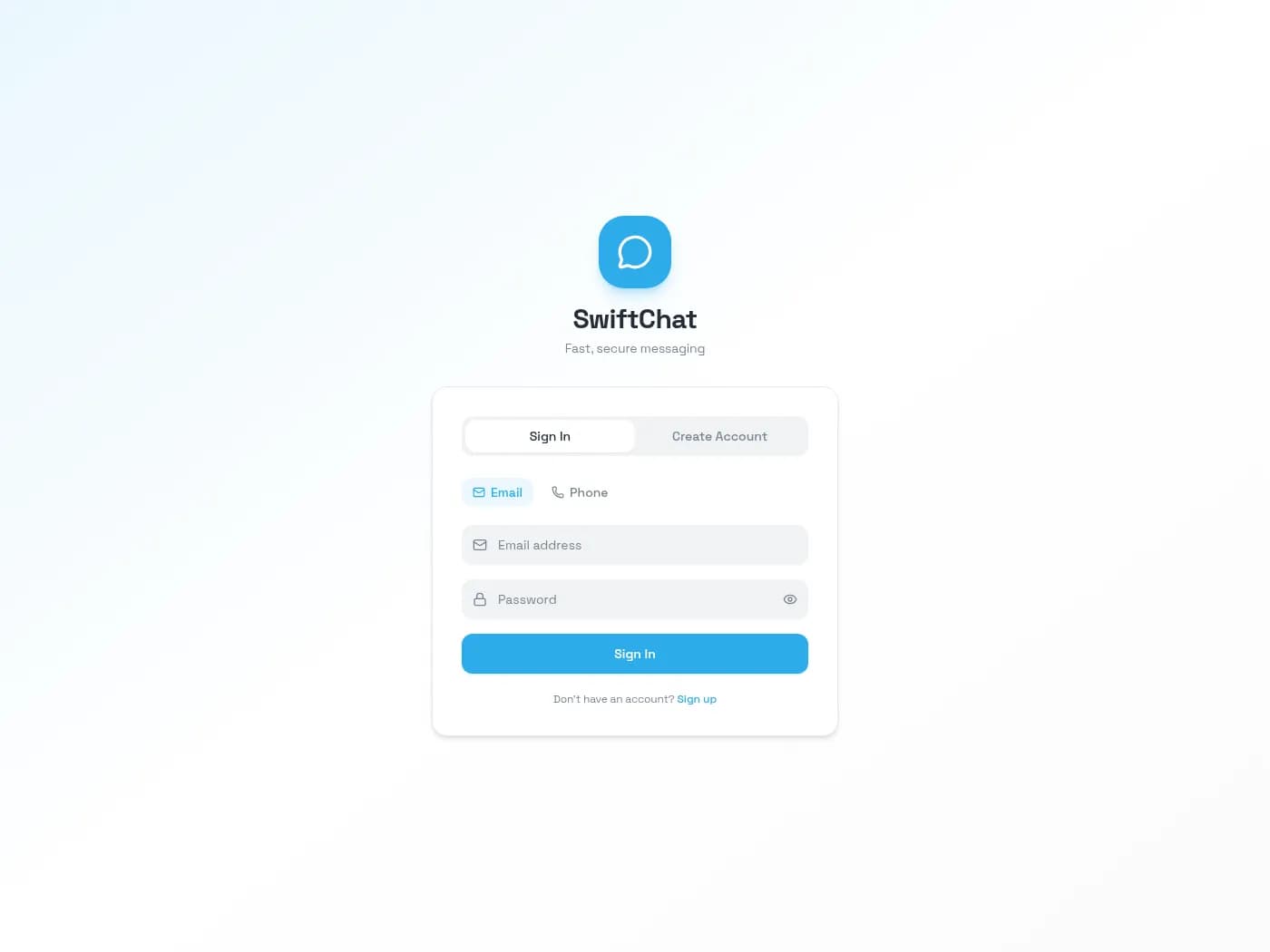 SwiftChat Messenger