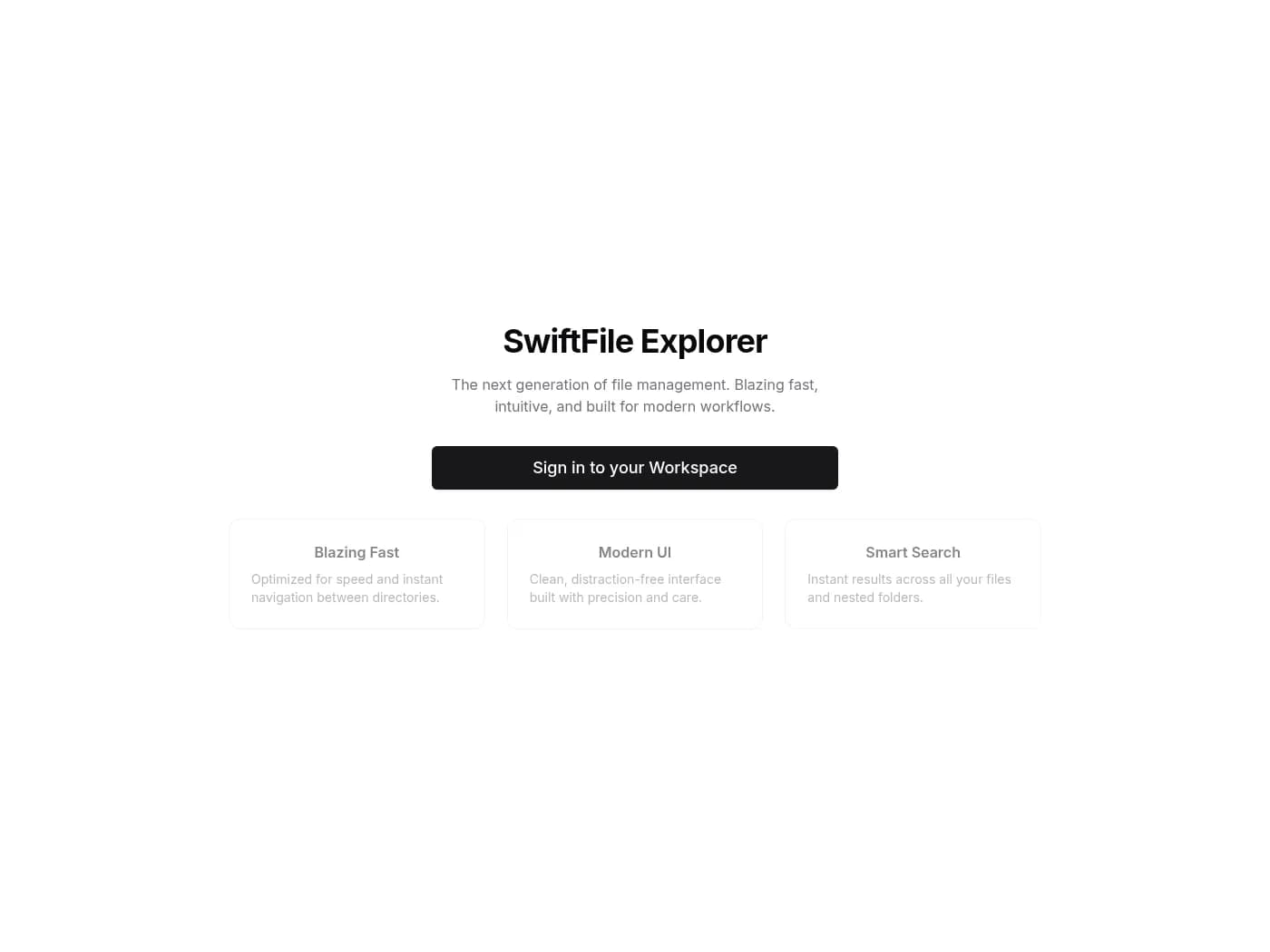 SwiftFile Explorer