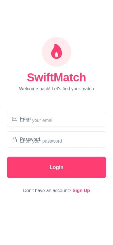 SwiftMatch Dating App