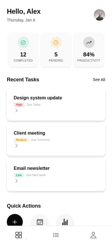 SwiftMobile App