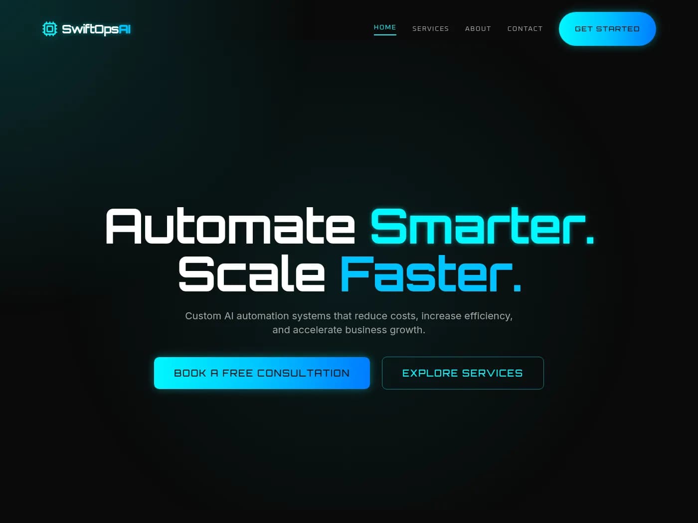 SwiftOps AI Website