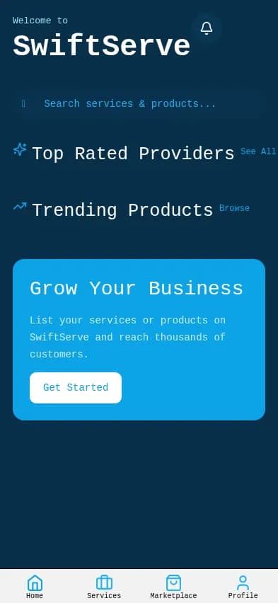 SwiftServe Marketplace