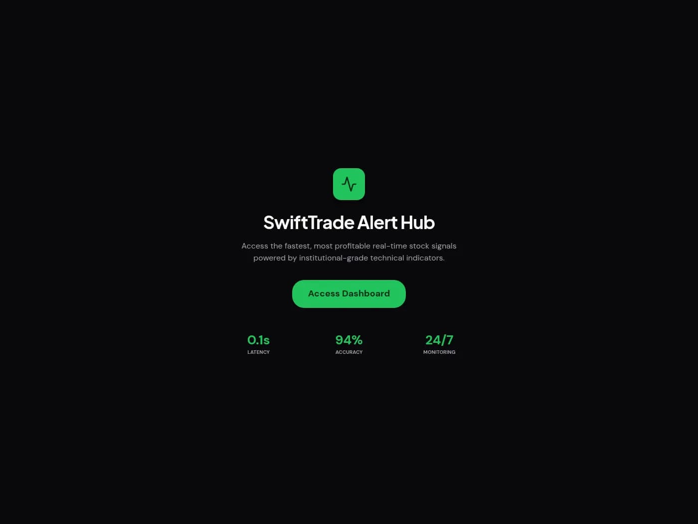 SwiftTrade Alert Hub