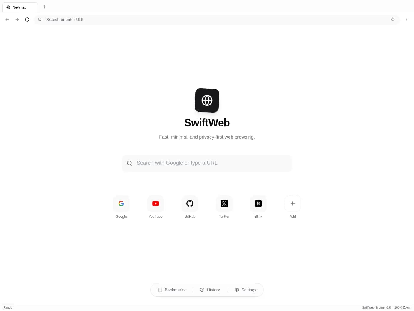 SwiftWeb Browser