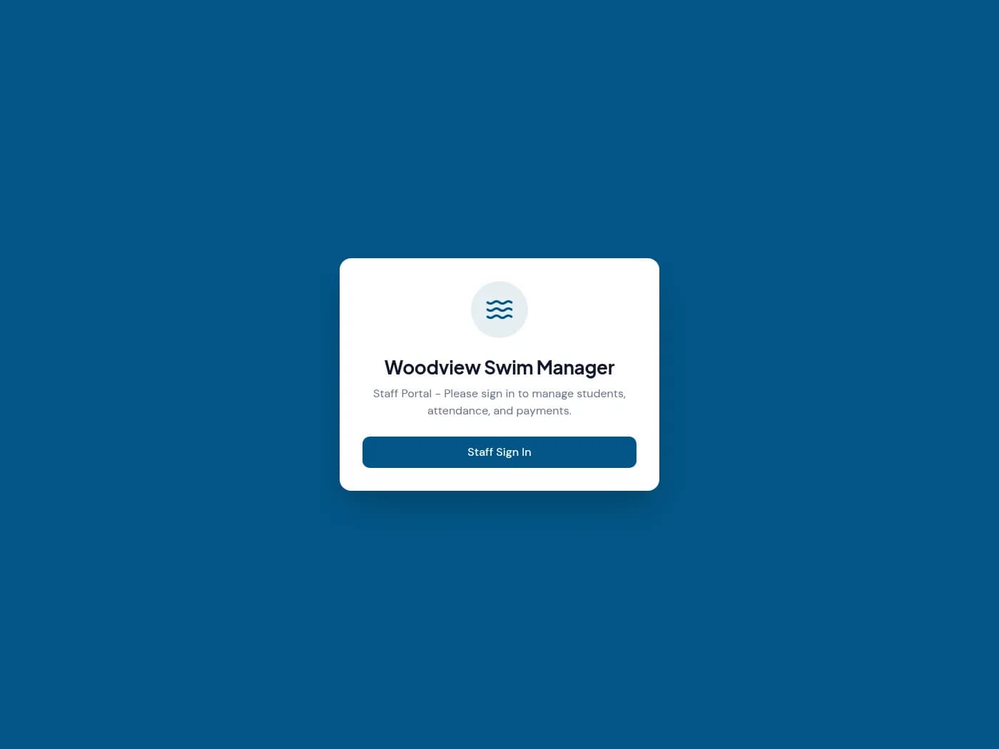 Woodview Swim Manager