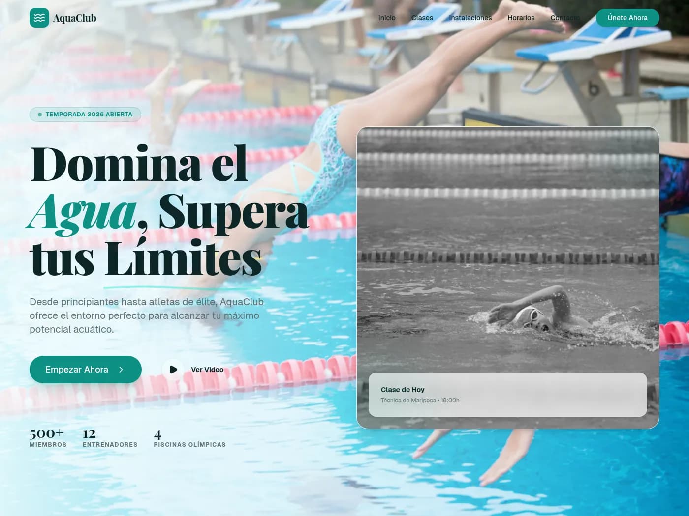 SwimClub Web Portal