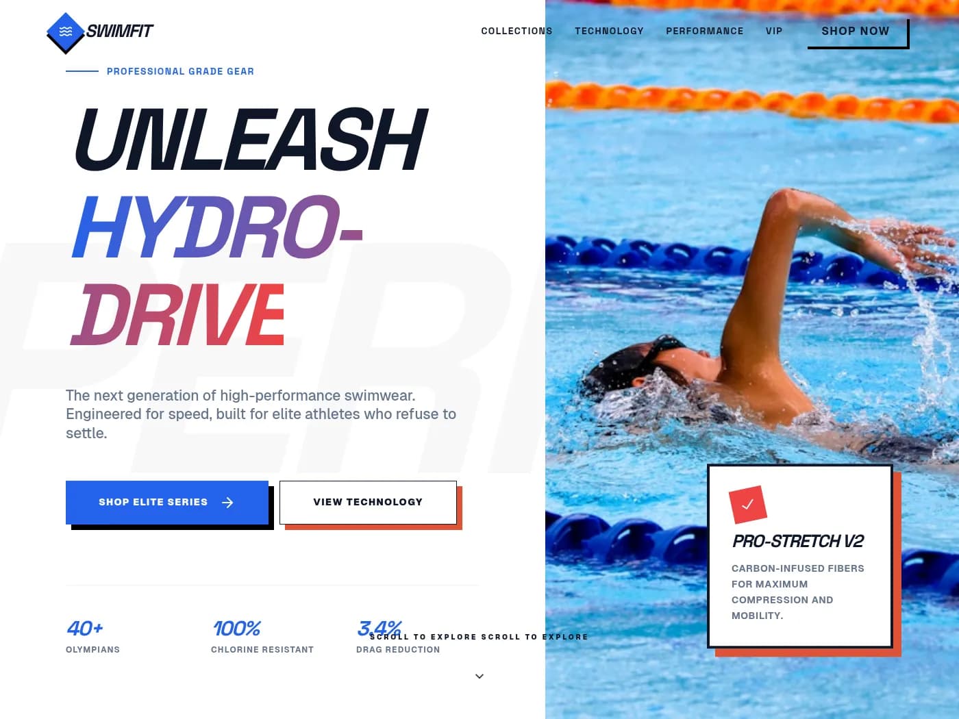 SwimFit Promo Site