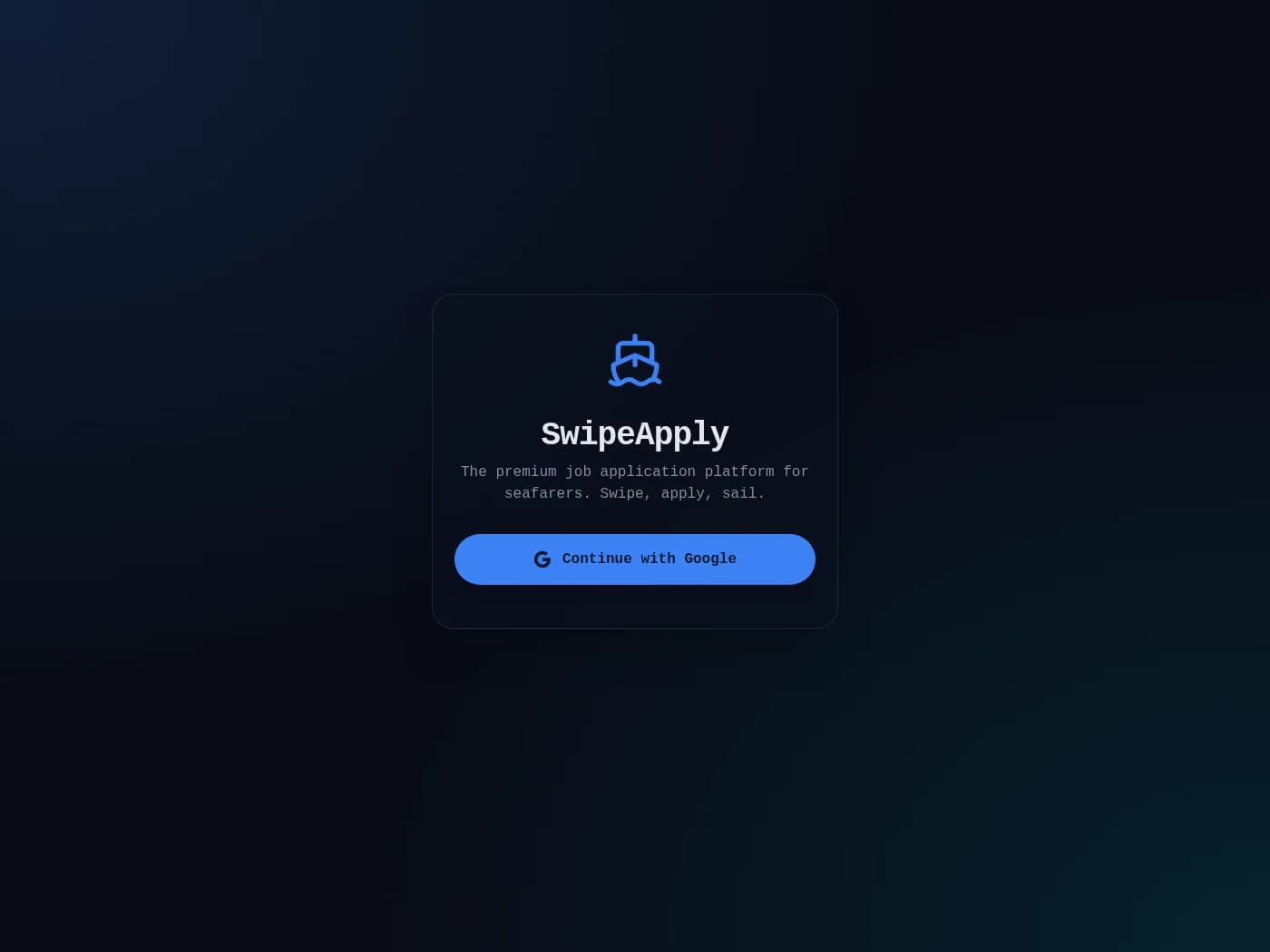 SwipeApply Platform