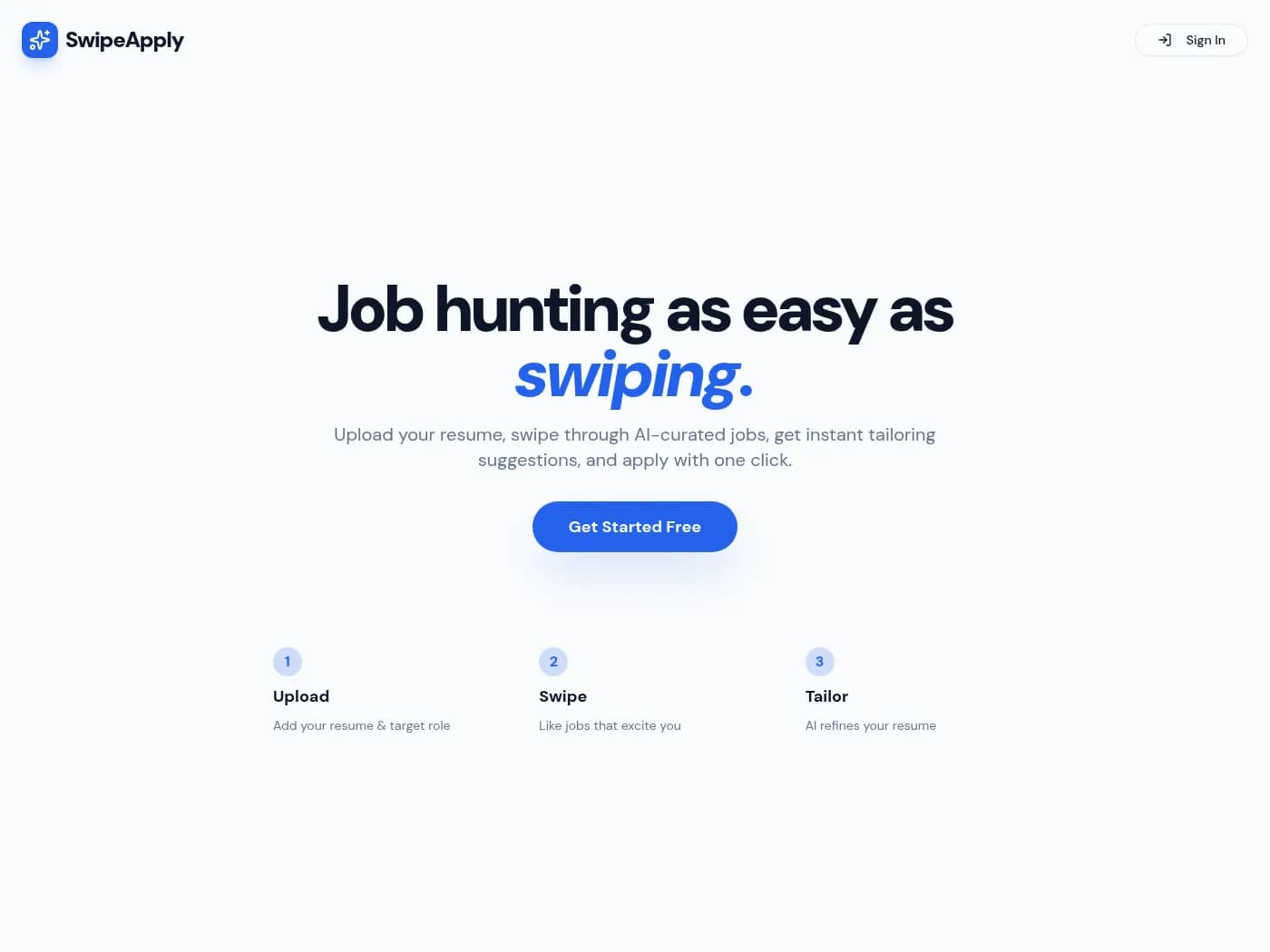 SwipeApply Resume Matcher