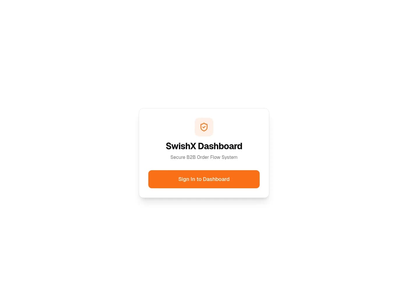 SwishX AI Dashboard