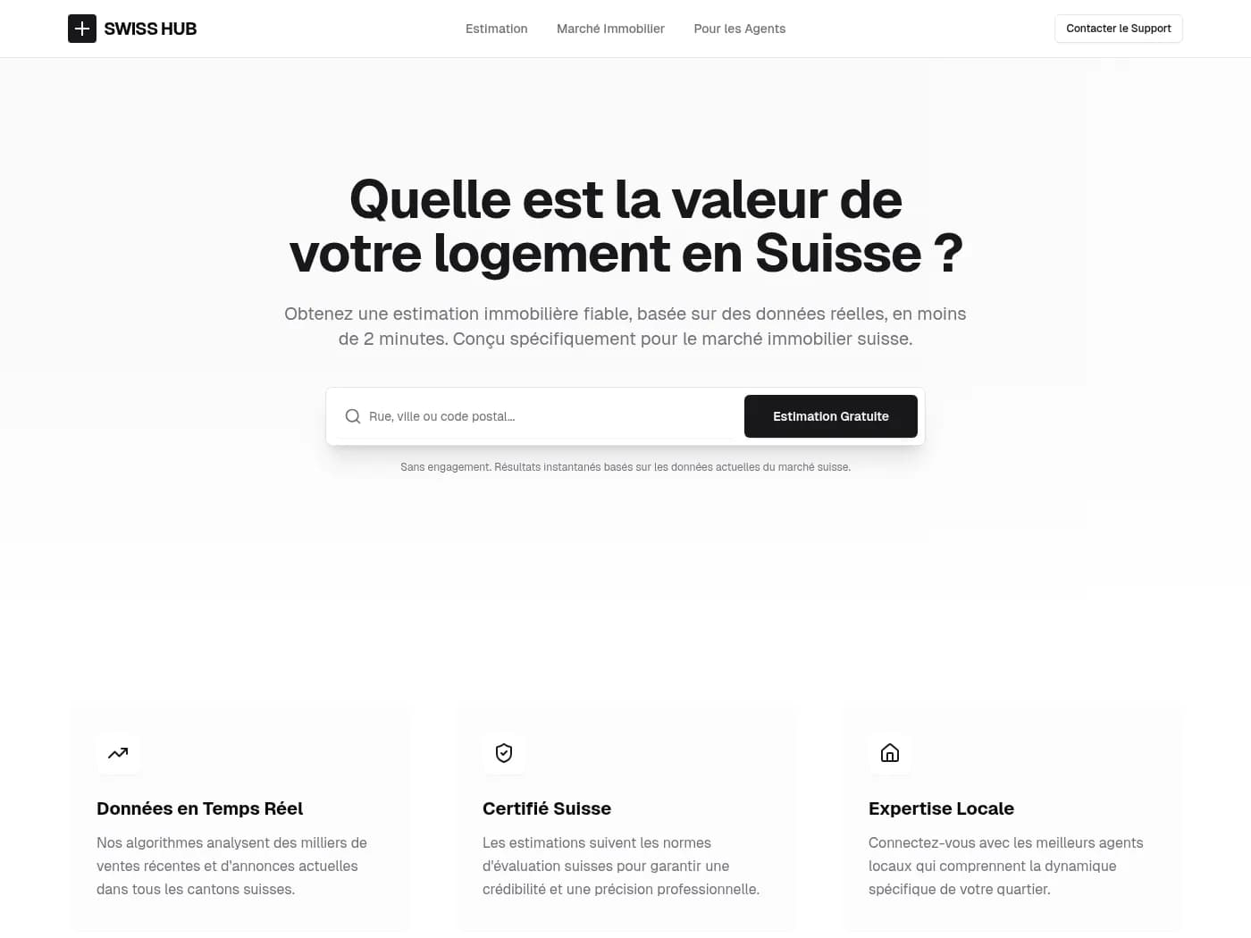 Swiss Home Value Hub