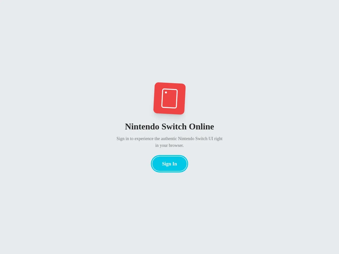 Switch Home Web