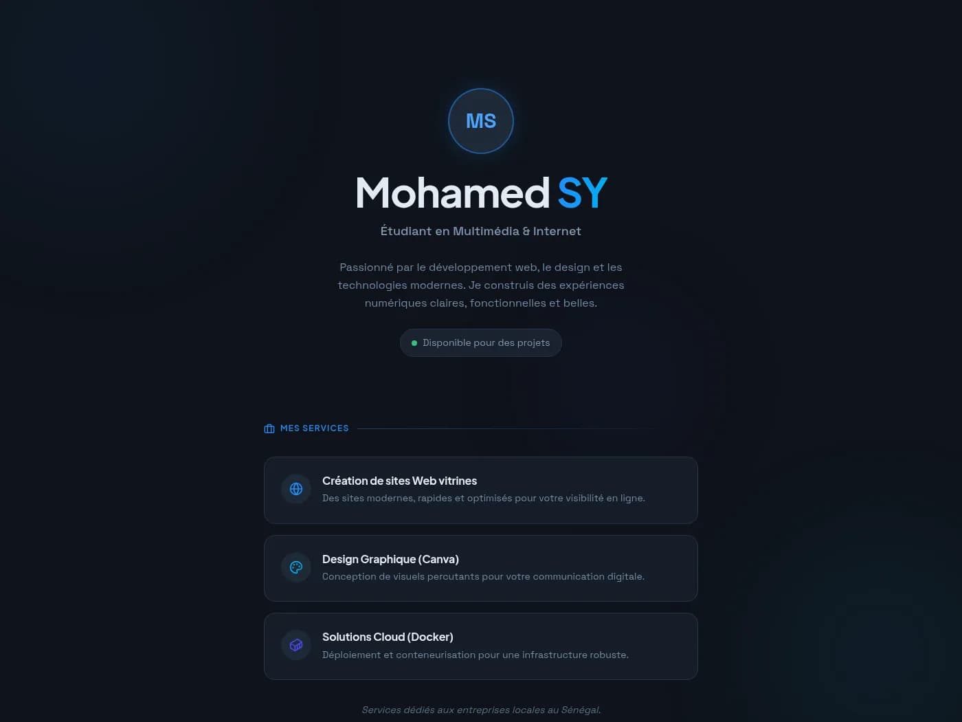 Sy Portfolio Web
