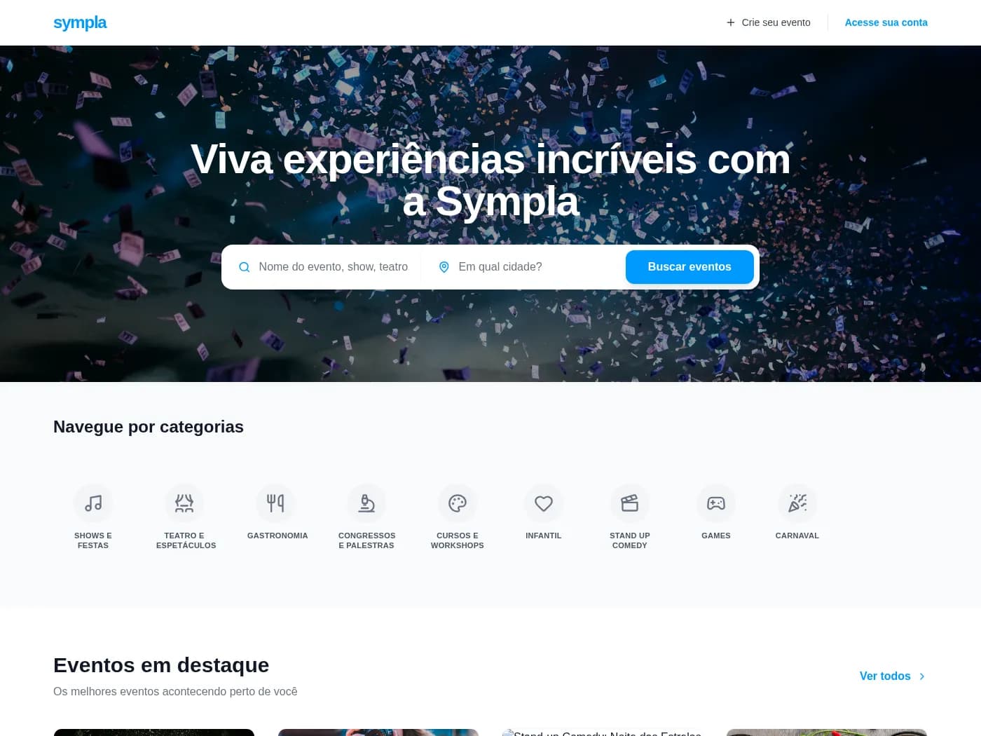 Sympla Event Clone