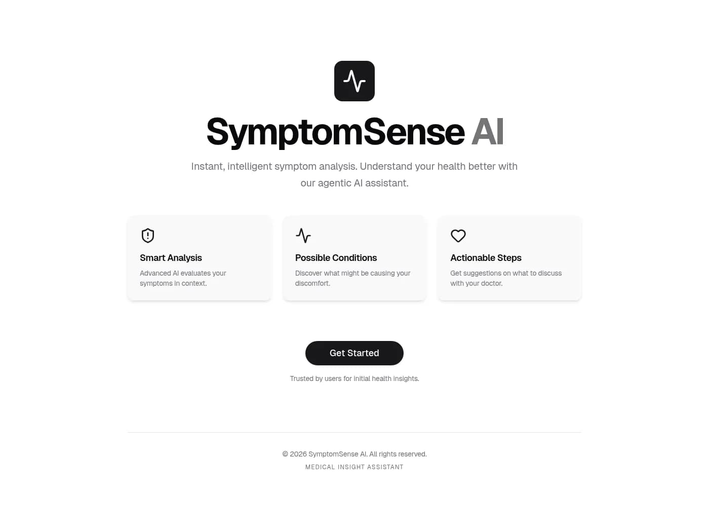 SymptomSense AI