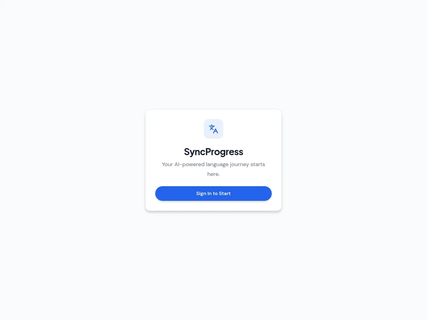 SyncProgress Web App
