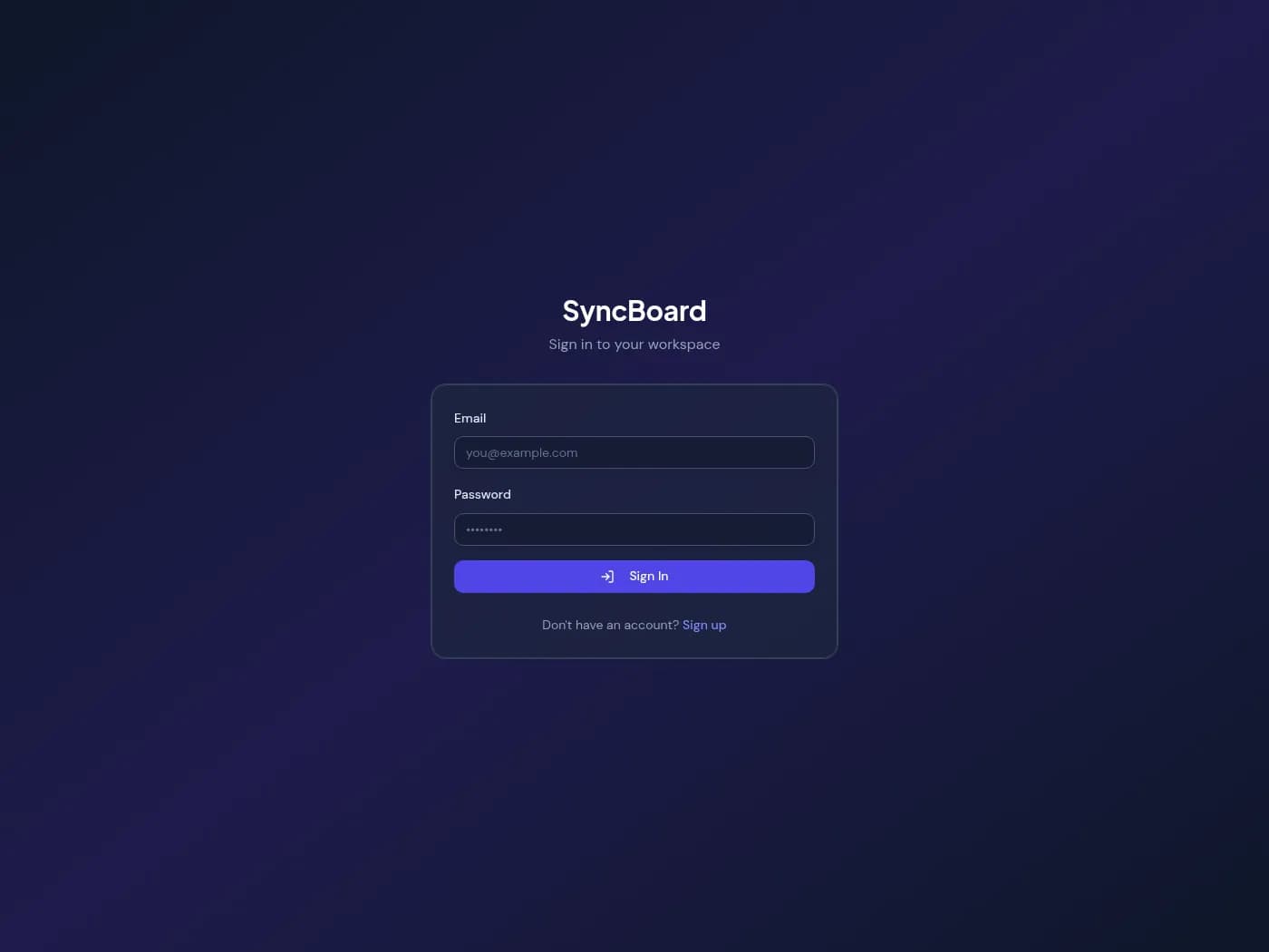 SyncBoard Workspace