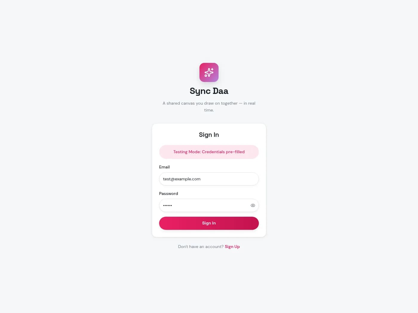 Sync Daa Canvas