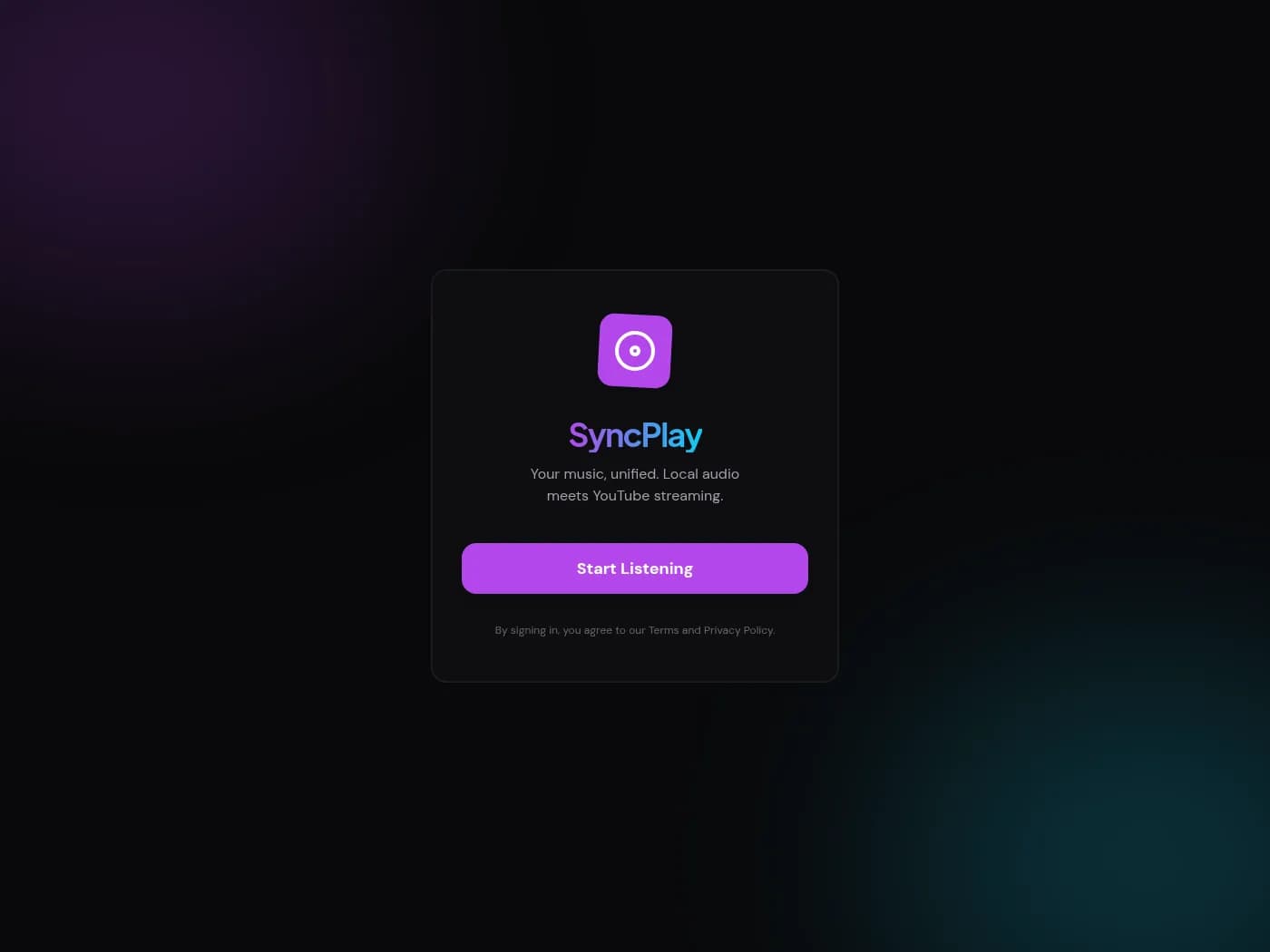 SyncPlay Music Player