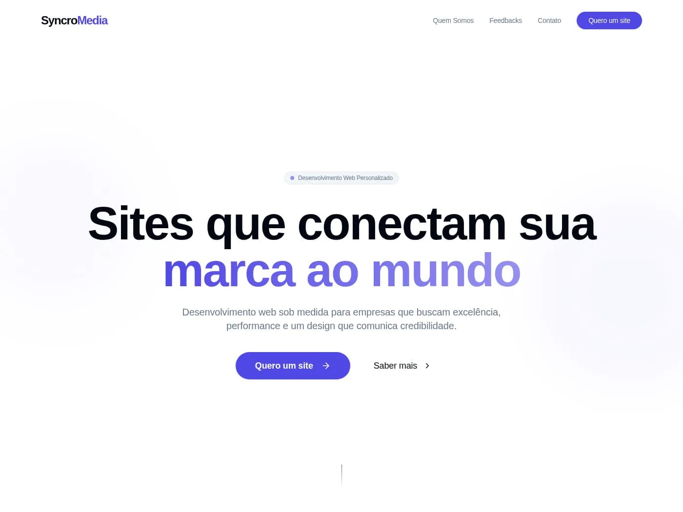 Syncro Media Landing