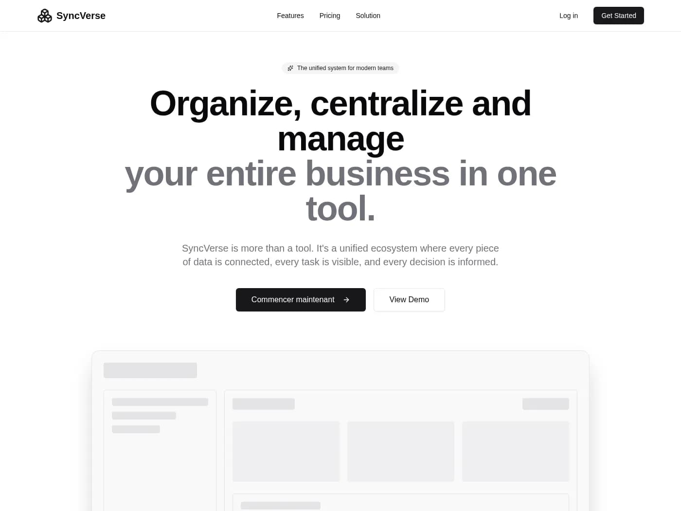 SyncVerse Platform