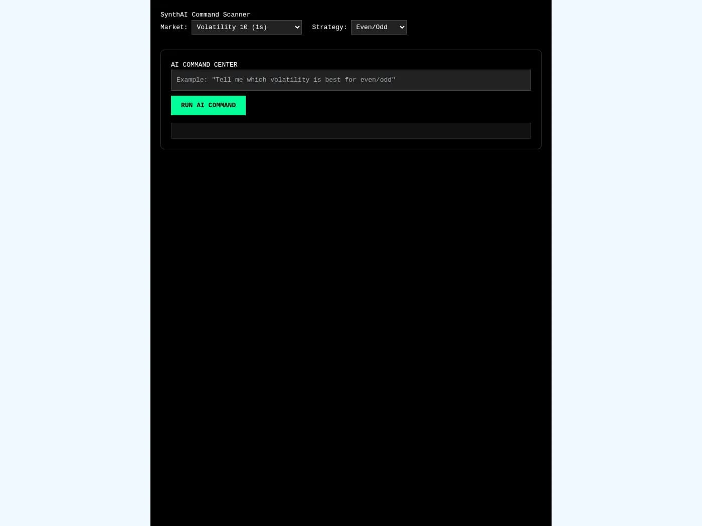 SynthAI Command Scanner