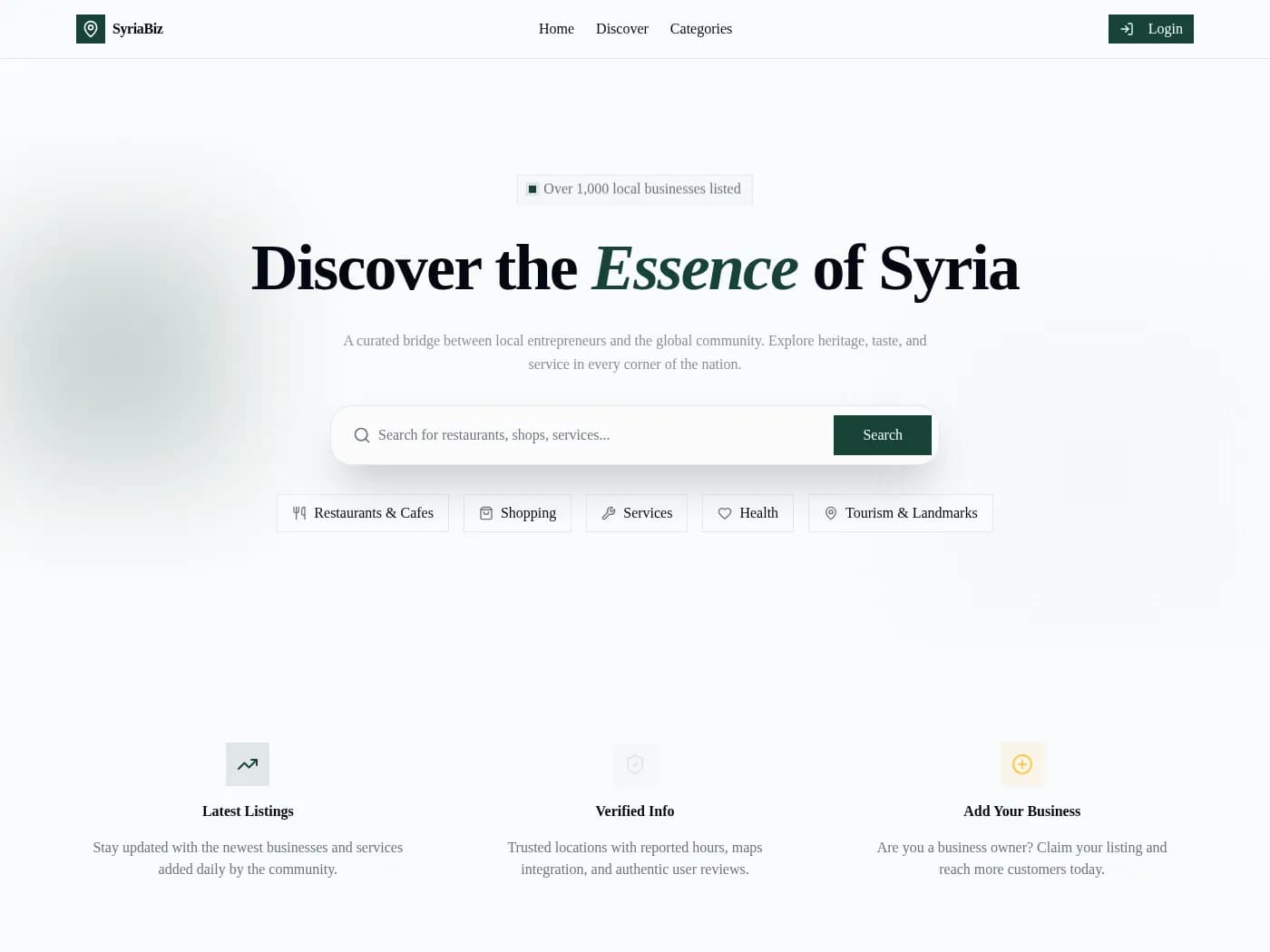 Syria Local Business Portal