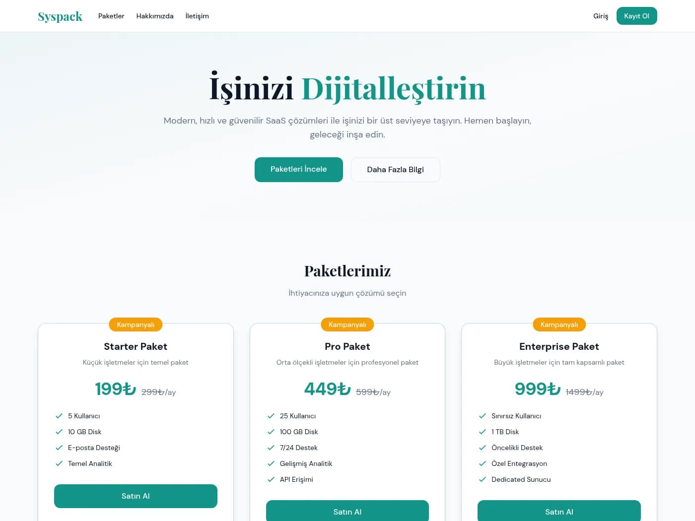 Syspack SaaS Suite
