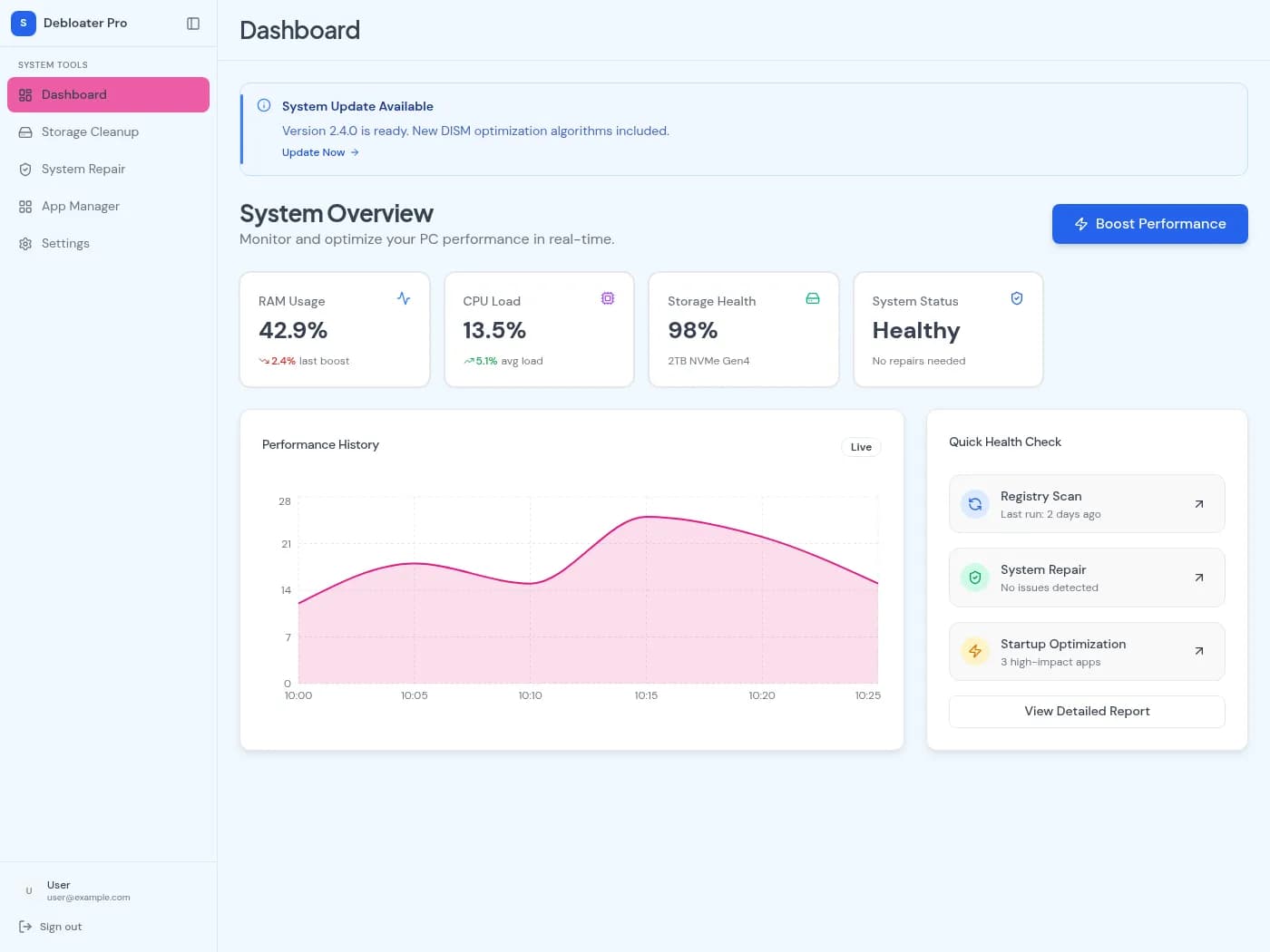 System Debloater Pro