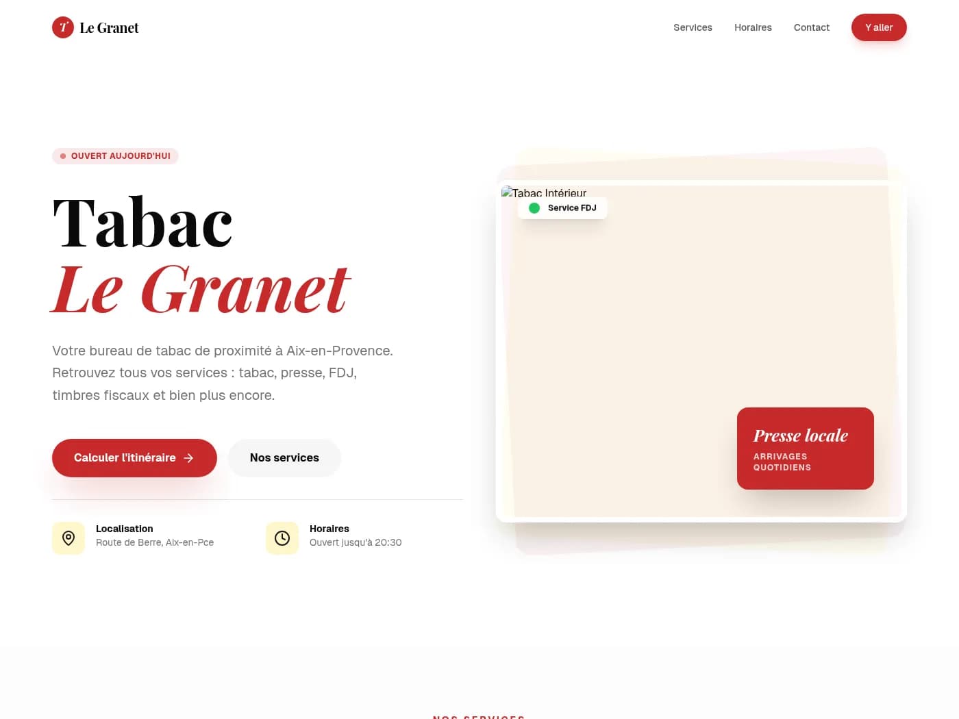 Tabac Shop Vitrine