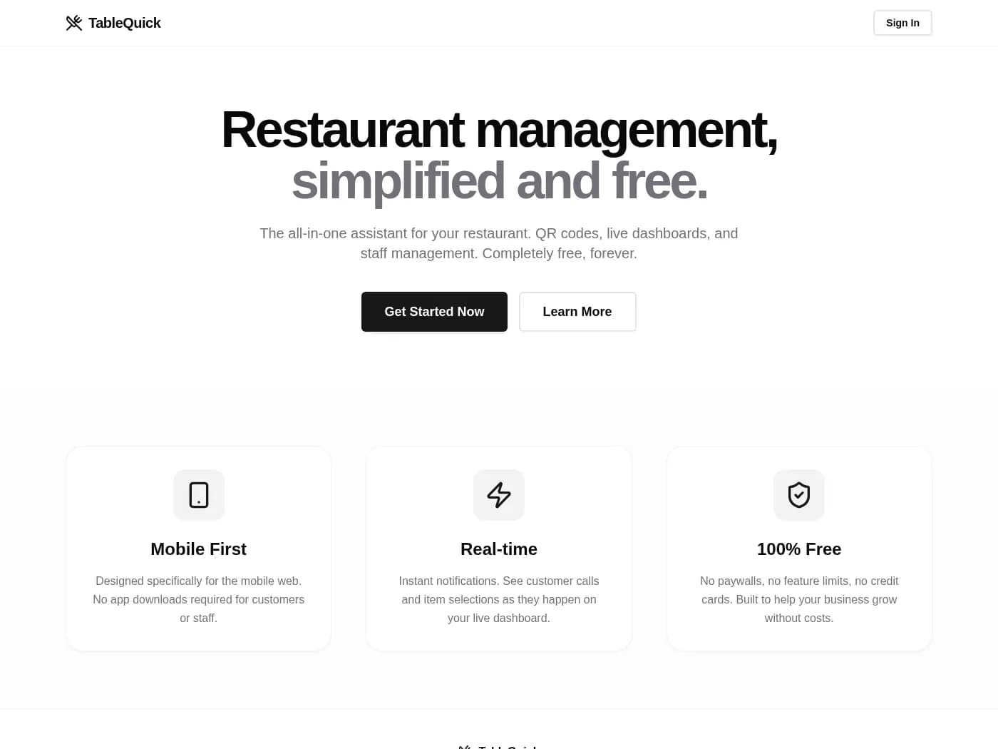 TableQuick