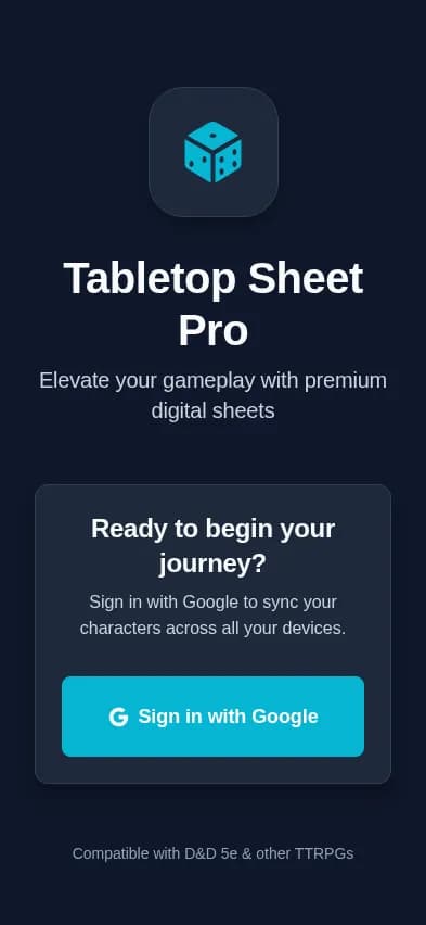 Tabletop Sheet Pro