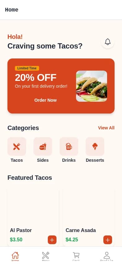 Taco Bistro App