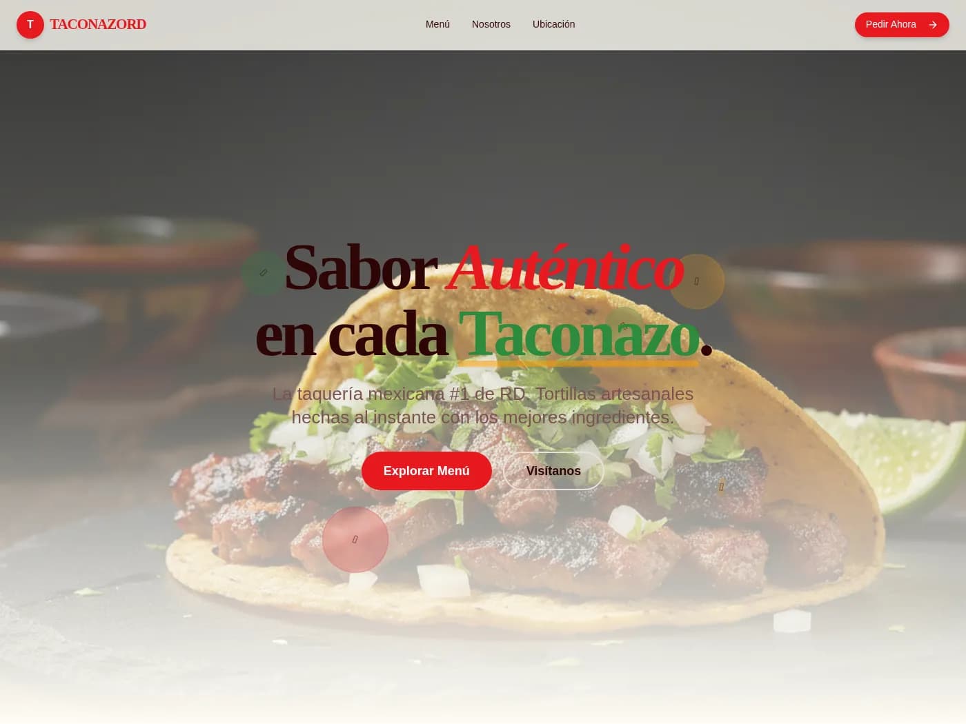 Taconazord Web Experience