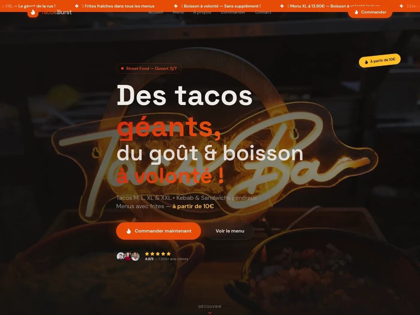Tacos Burst Web