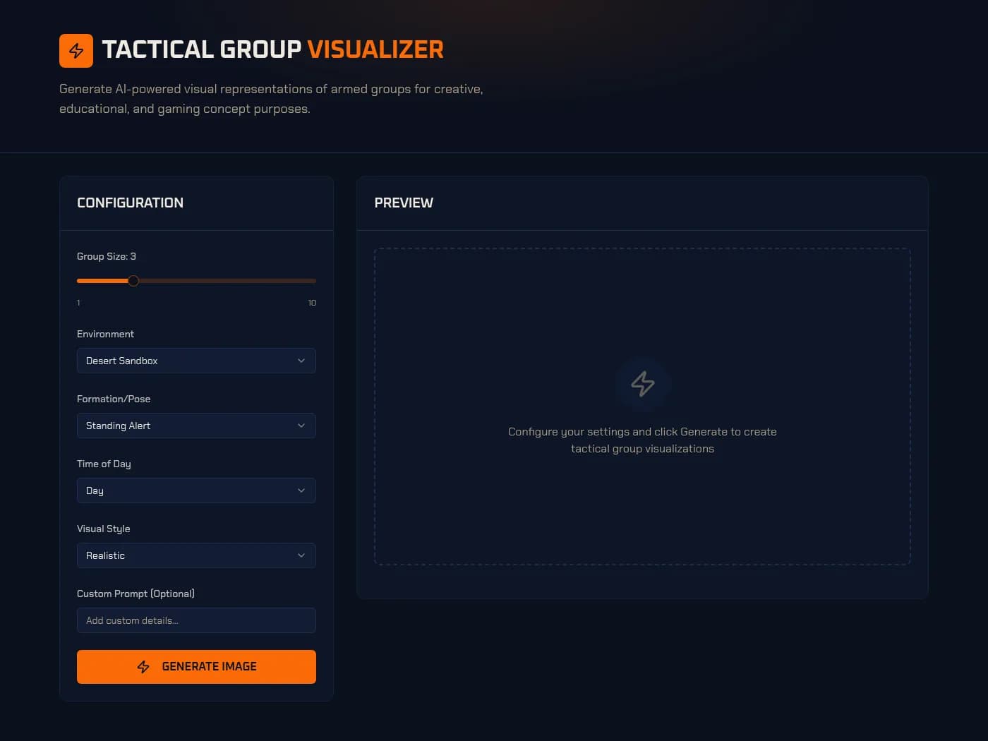 Tactical Group Visualizer