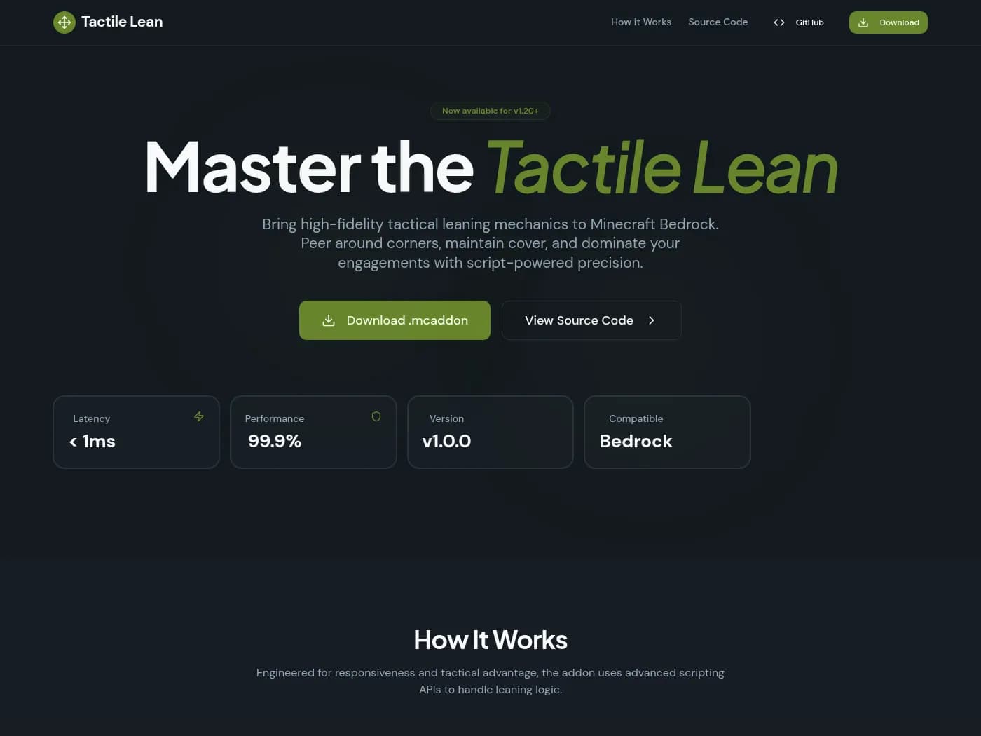 Tactile Lean Addon
