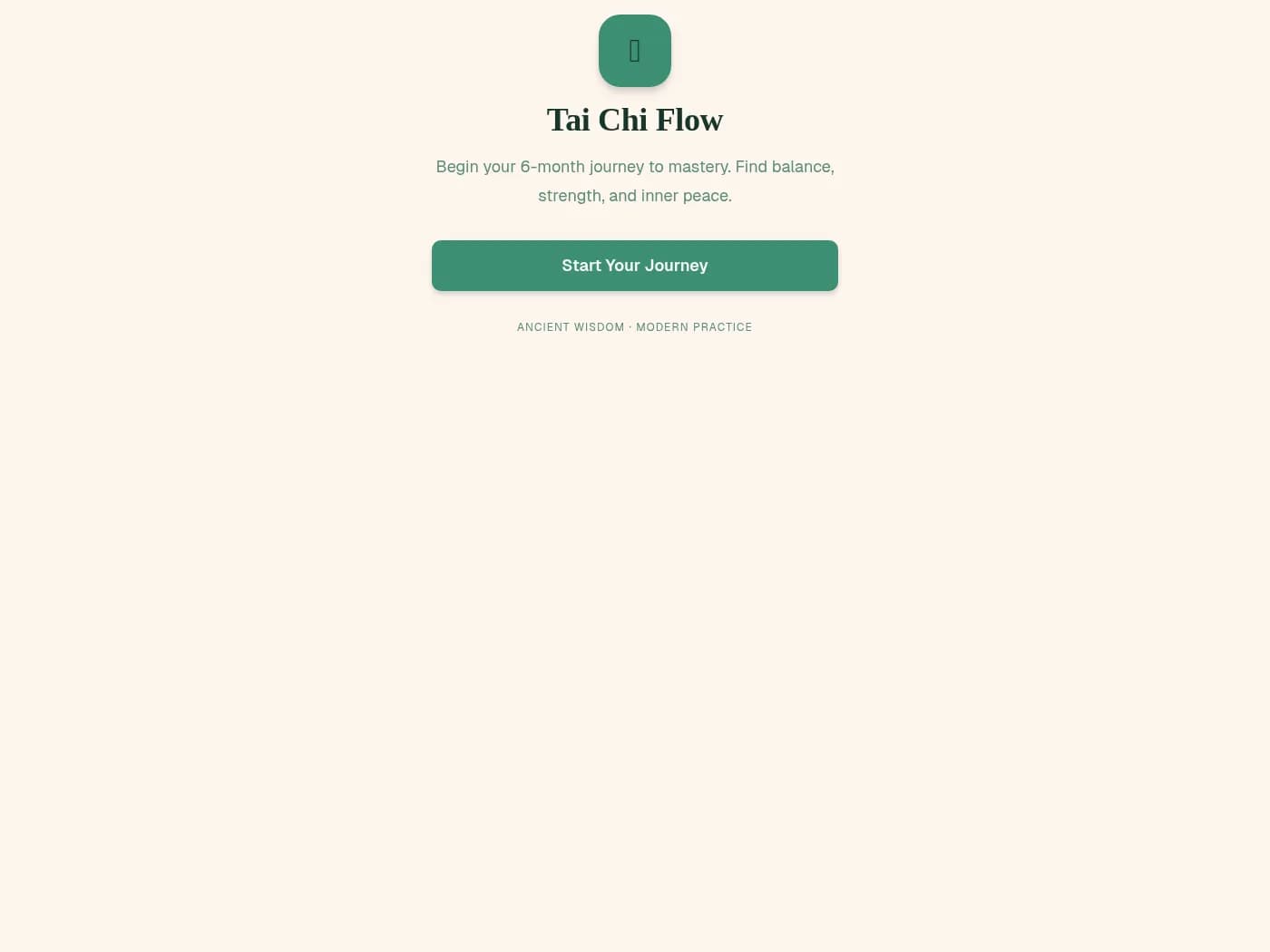 Tai Chi Fitness Coach
