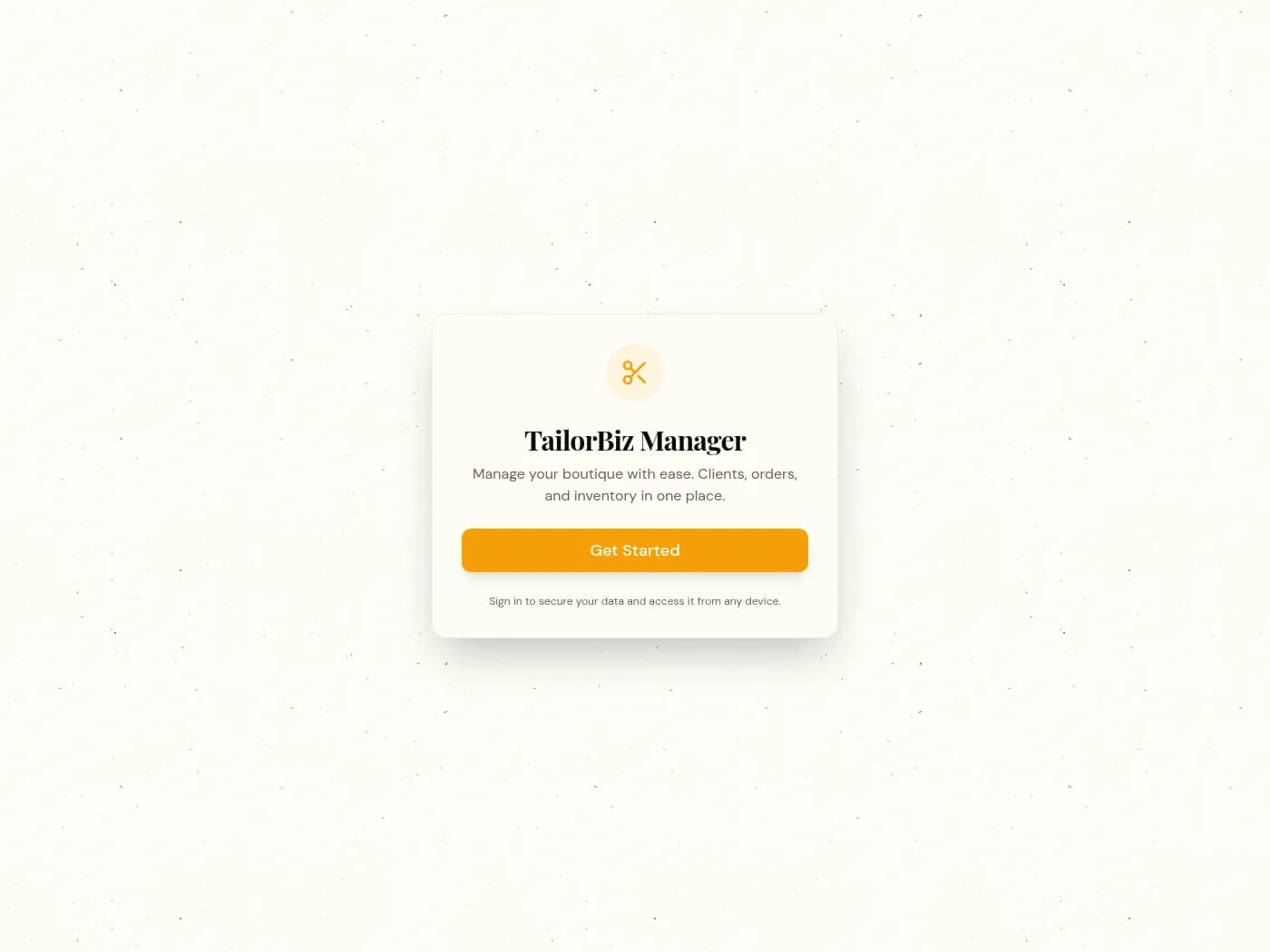 TailorBiz Manager