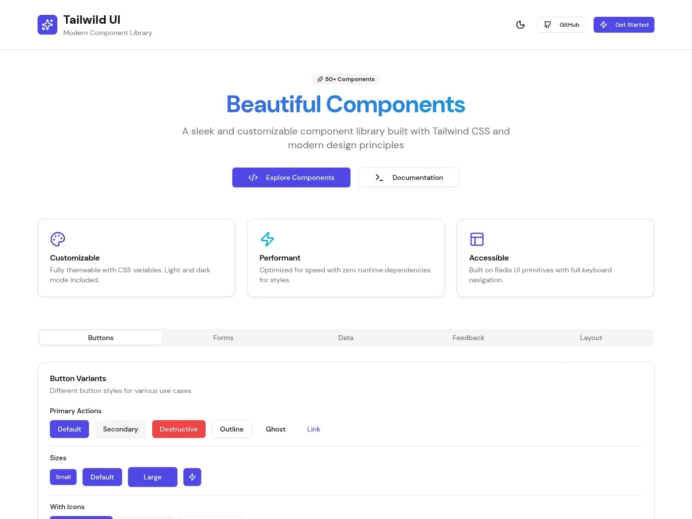 Tailwild Vue Components