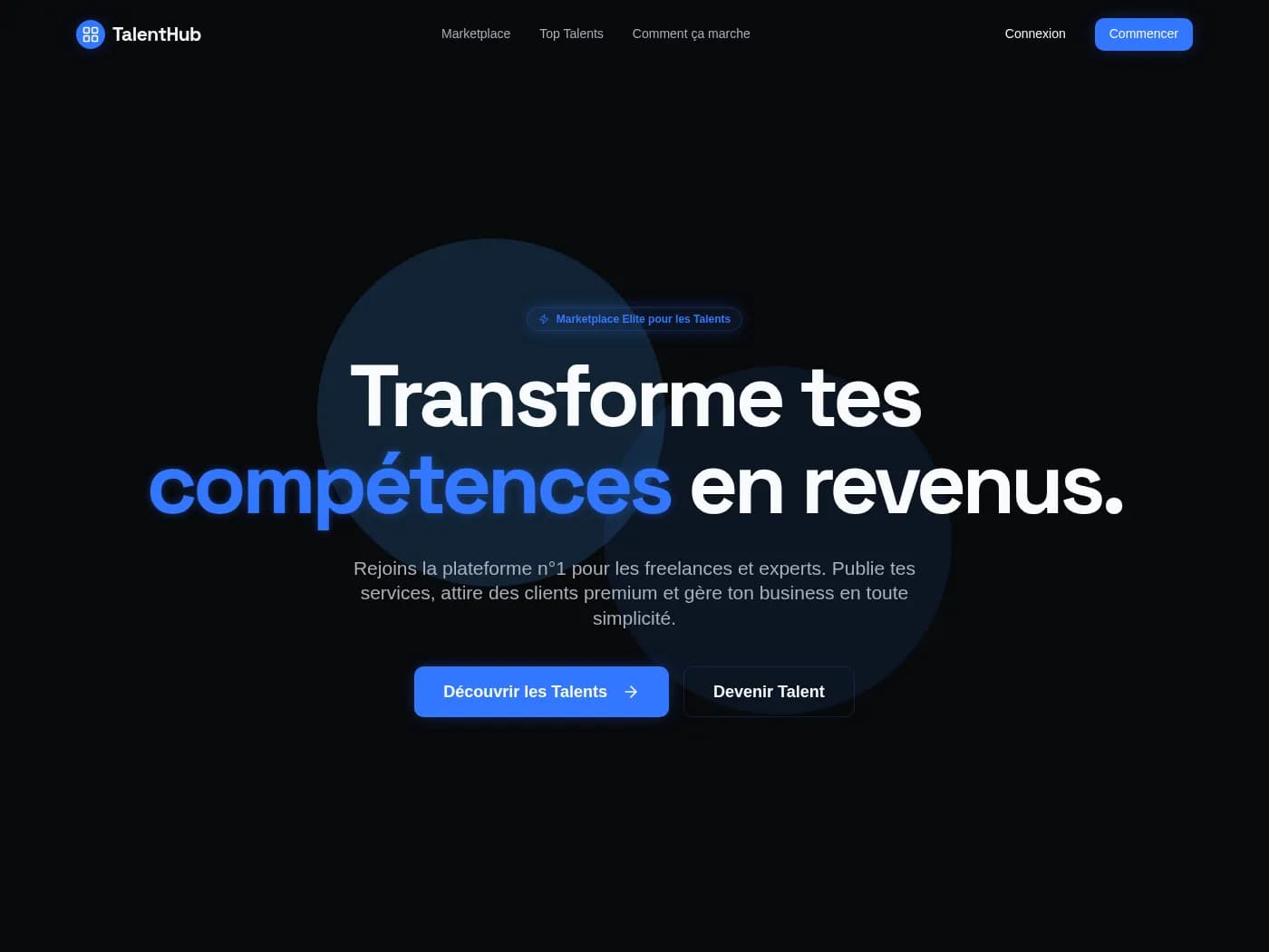 TalentHub Marketplace