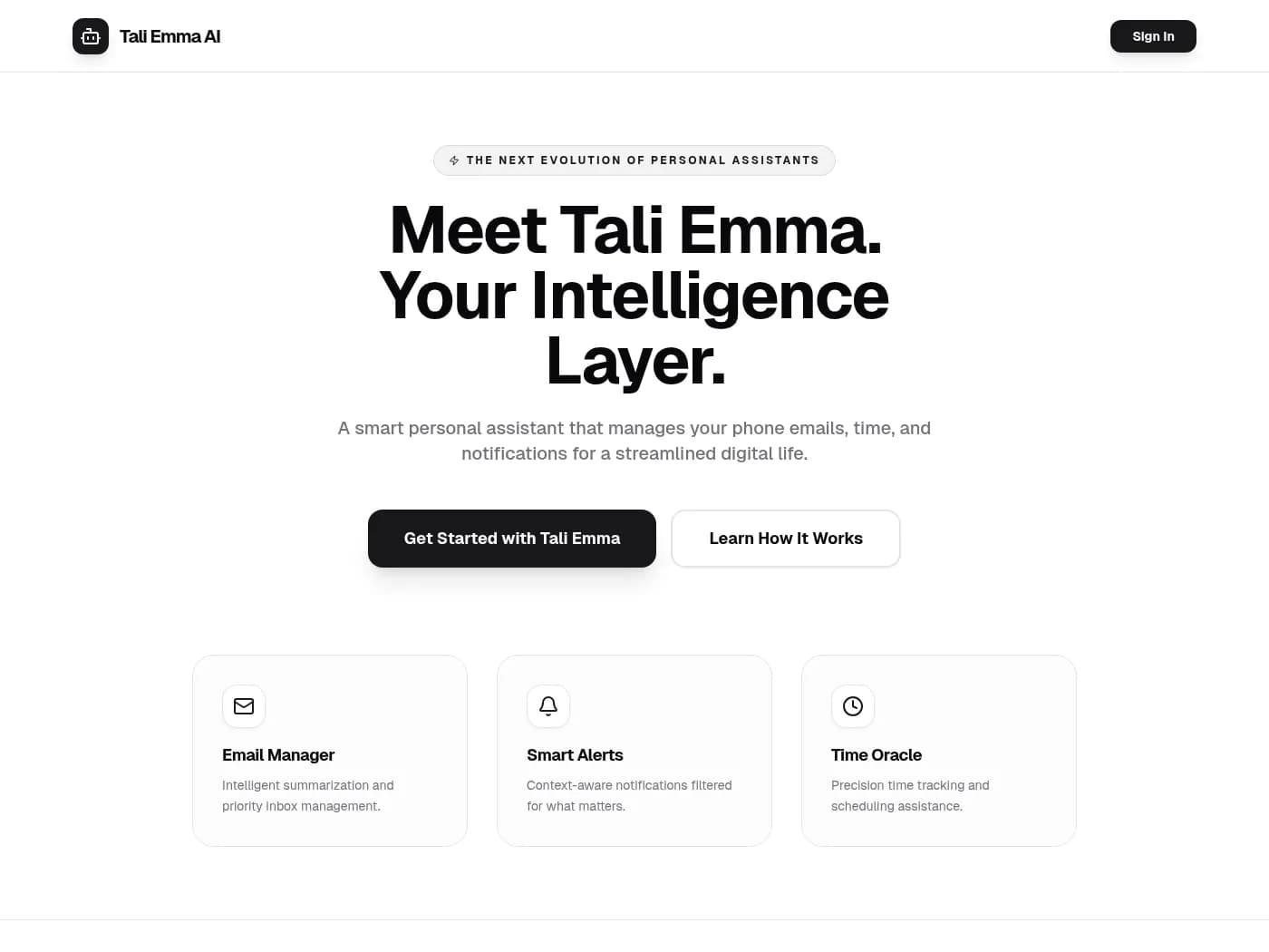 Tali Emma AI Agent