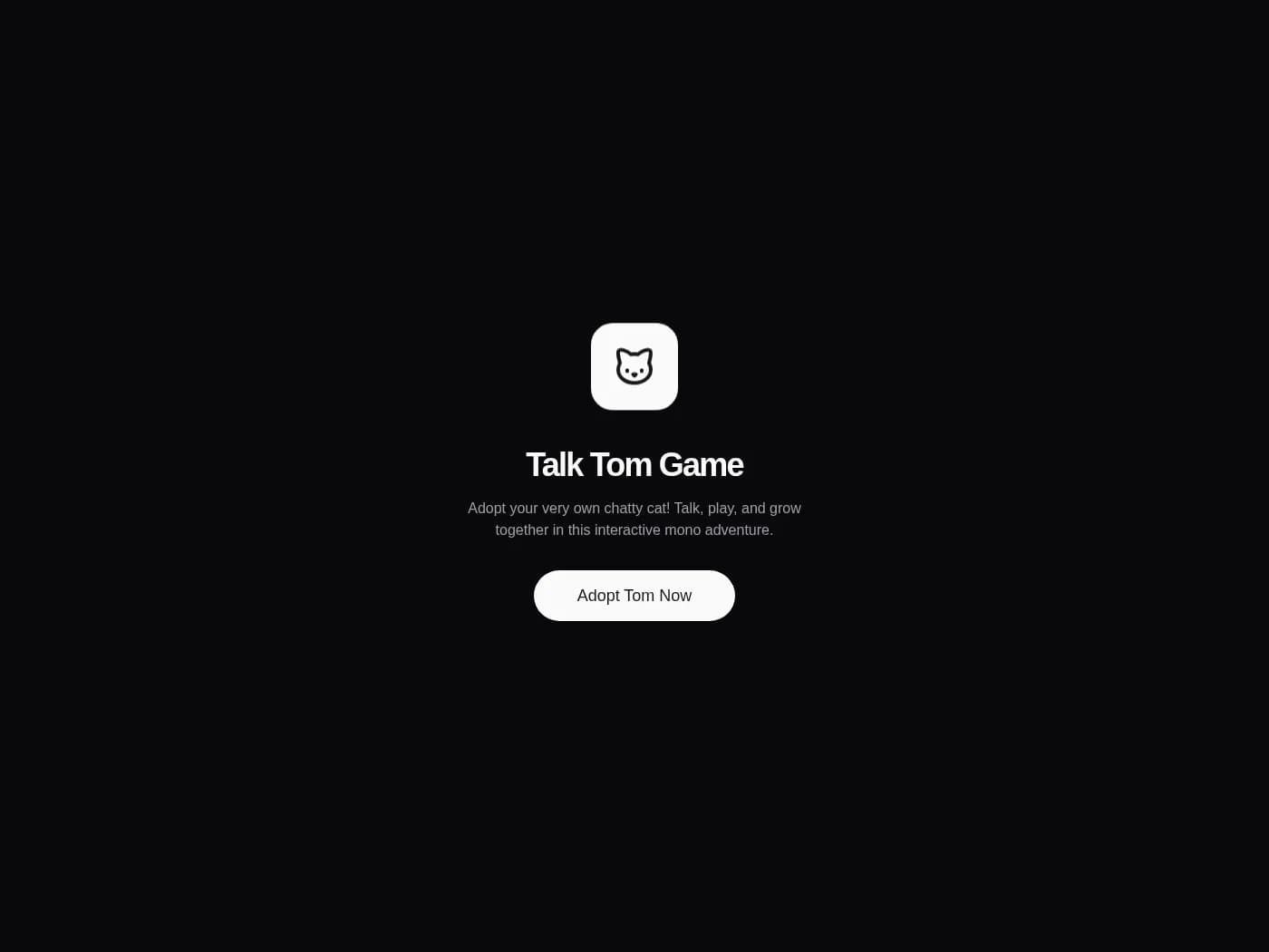 Talk Tom Game