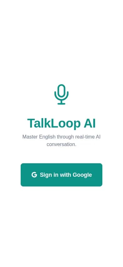 TalkLoop English AI
